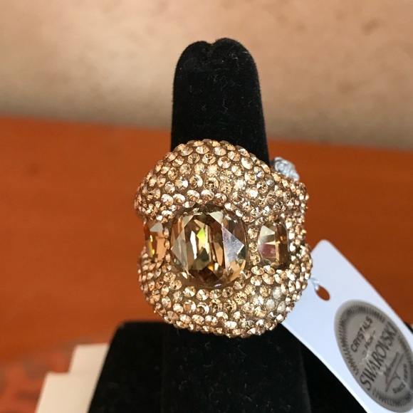 Atelier Swarovski | Jewelry | Atelier Swarovski Tigris Gold Statement ...